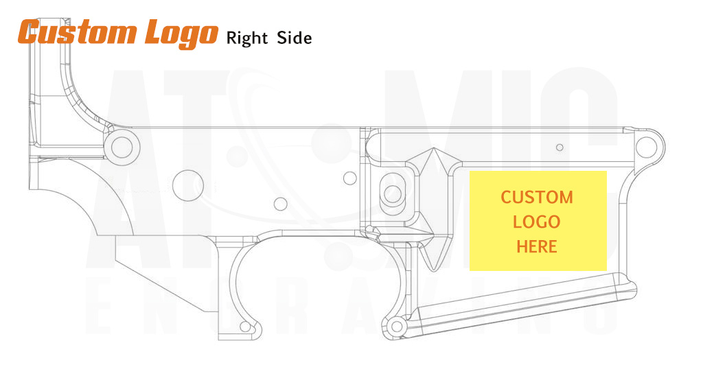 AR15 Custom Logo DEEP Laser Engraving – Right Side - Atomic Engraving ...
